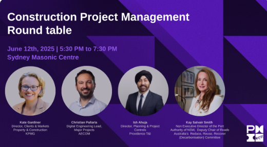 Construction Project Management Round table | PMI Sydney, Australia